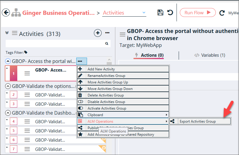 Ginger Zephyr ALM Integration